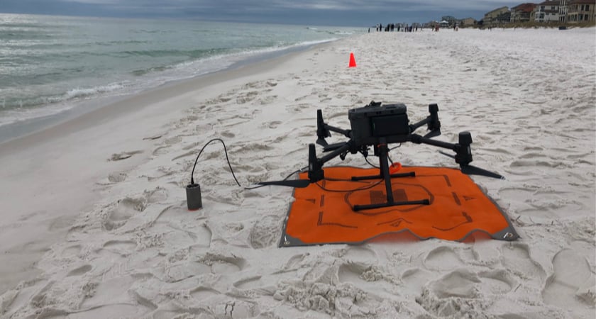 Bathymetric Survey of Florida Beaches with DJI M300 RTK